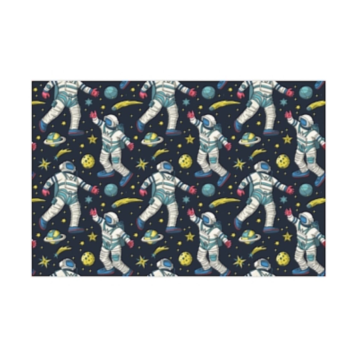 Astronaut-inspired Gift Wrap, Seamless Space Design, Perfect for ...