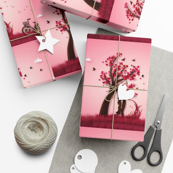 Romantic Wrapping Paper - Etsy