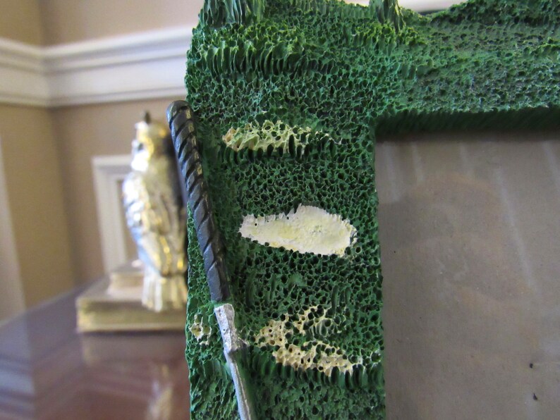 Golf Theme 3D Ceramic Photo Picture Frame, 3D Golf Photo Frame, Vintage ...
