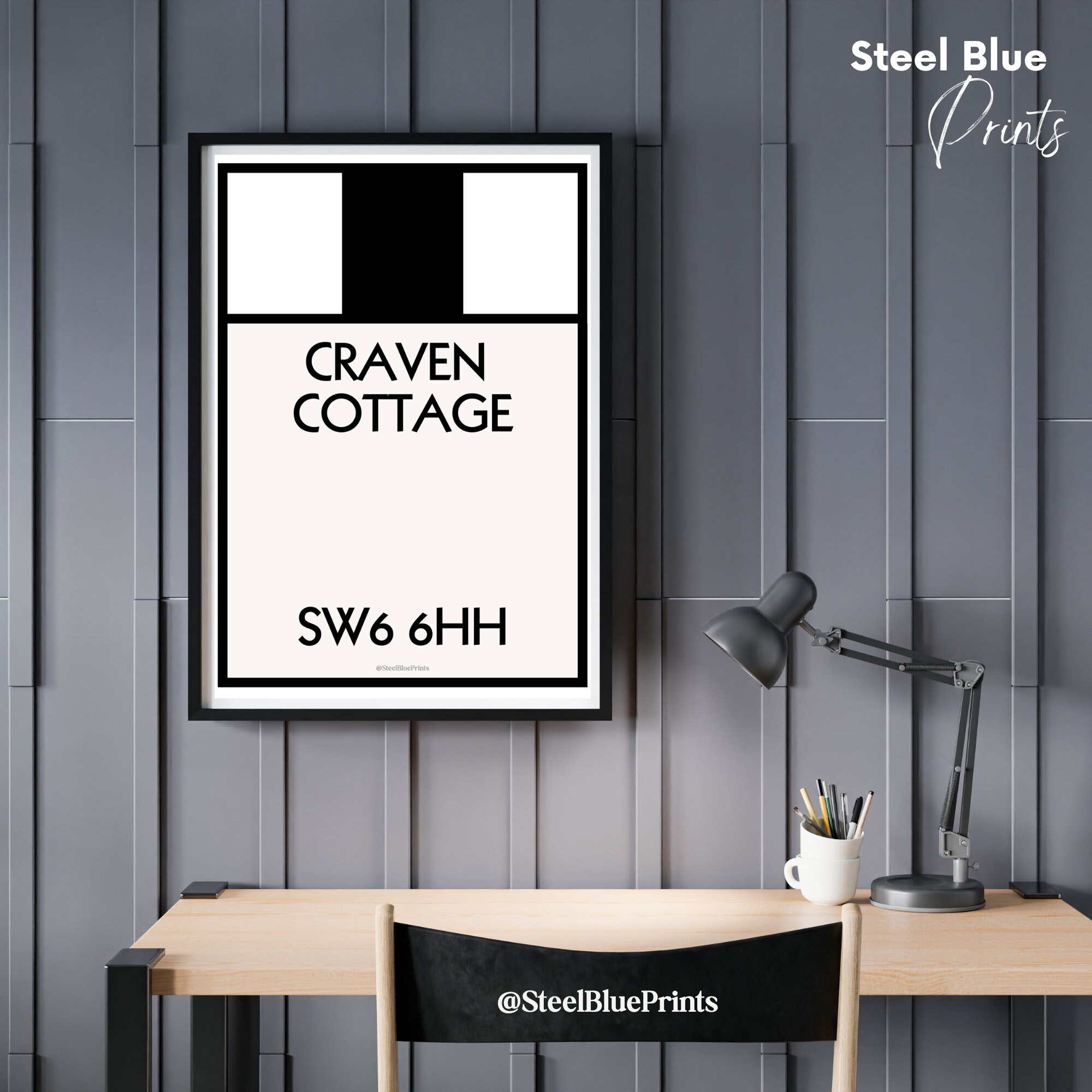 Fulham FC - Craven Cottage Stadium Poster Memorabilia - Team, Stadium ...