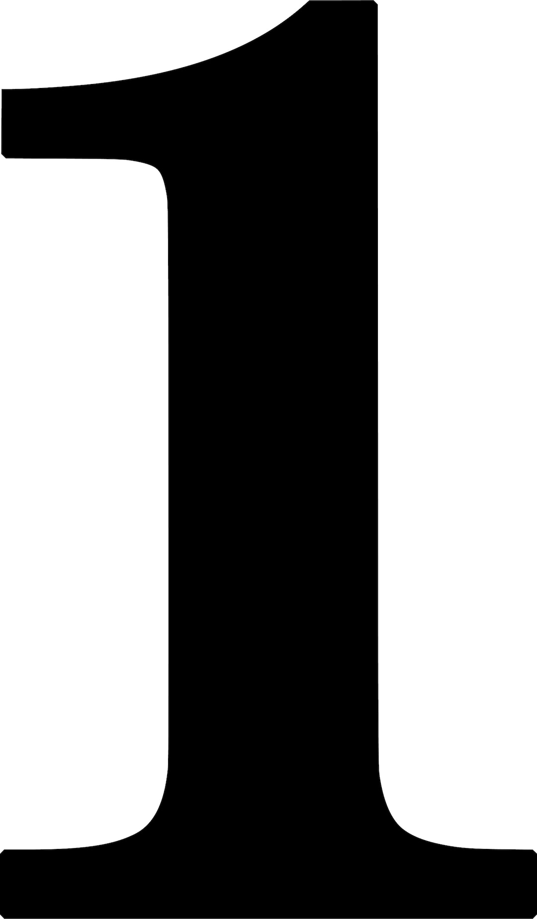 NUMBERS ONE SVG Png and Jpgepspdf - Etsy