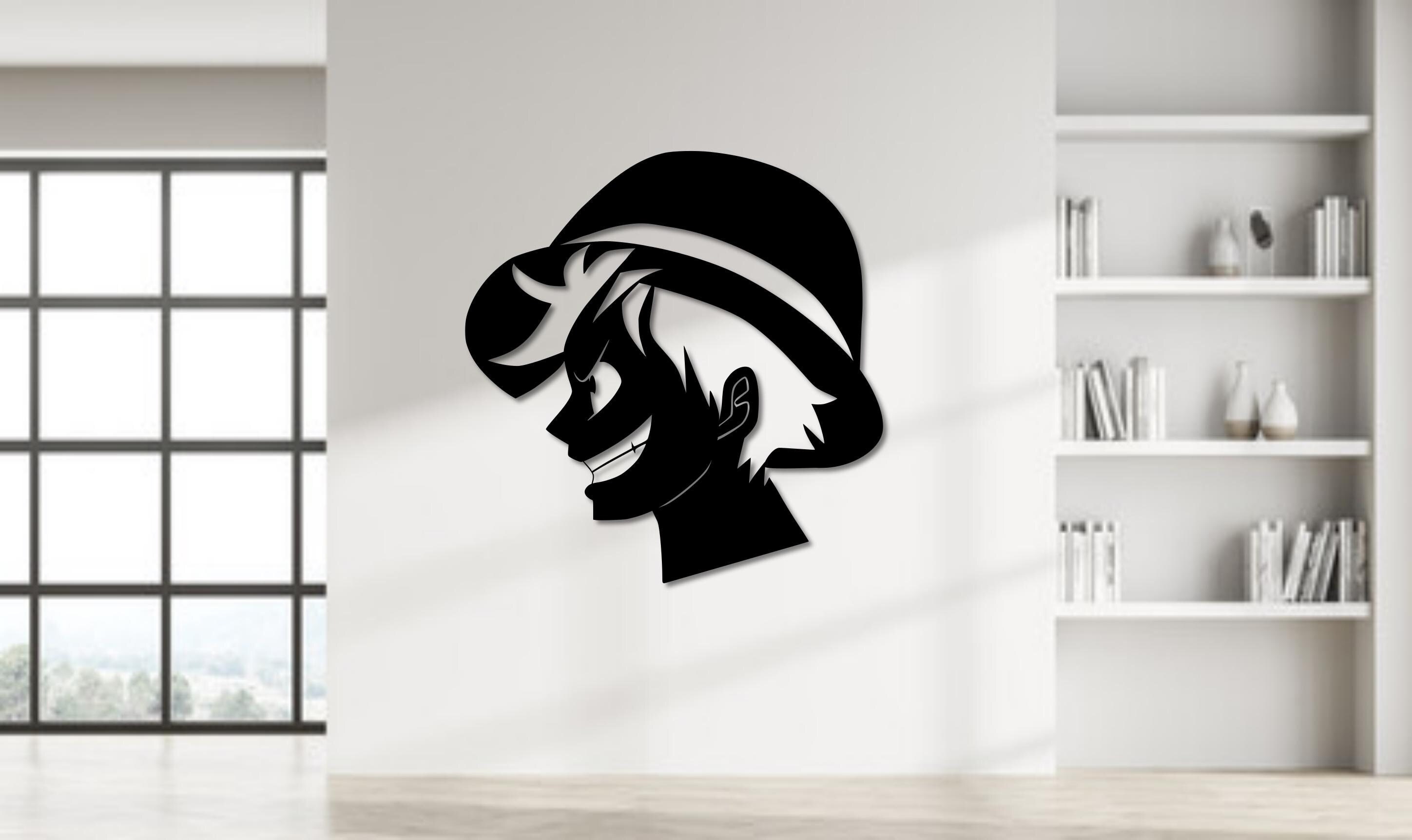 Monkey D. Luffy | Straw Hat Luffy | LED Illuminated Metal Wall Art for ...