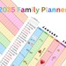 2025 Family Planner A4 Size Wall Calendar Planner - Etsy