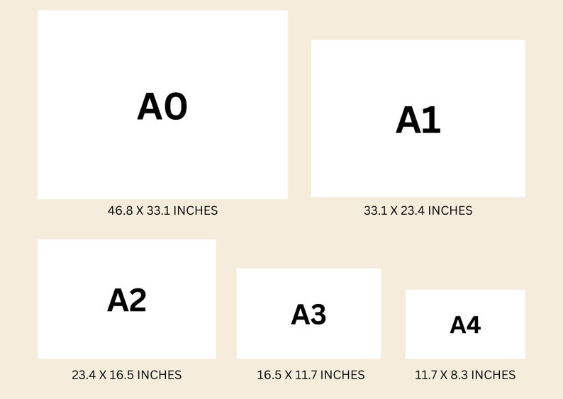 2025 Year Planner A0 to A4 Sizes - Etsy