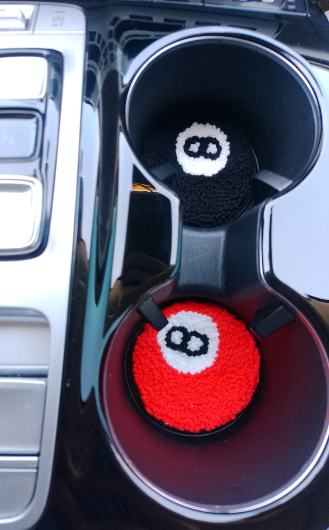 Set of 2 Car Coasters,cute Car Accessories,customisable Car Decor,new ...