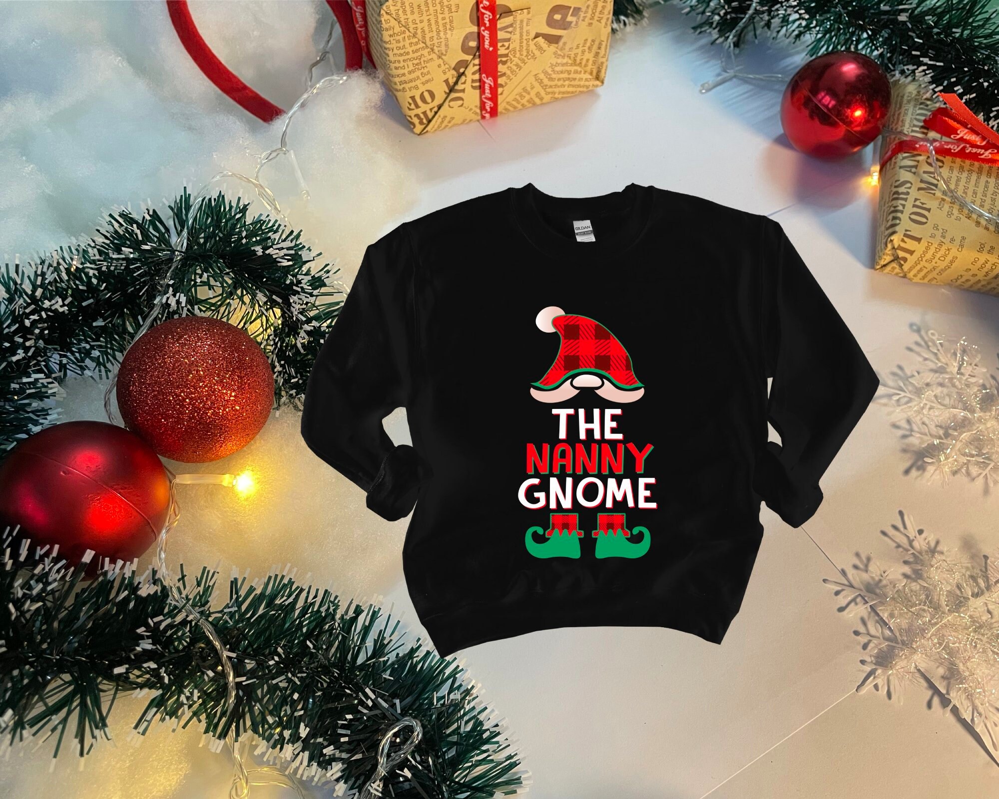 The Nanny Gnome T-shirt Nanny Gift Gnome T-shirt Funny - Etsy