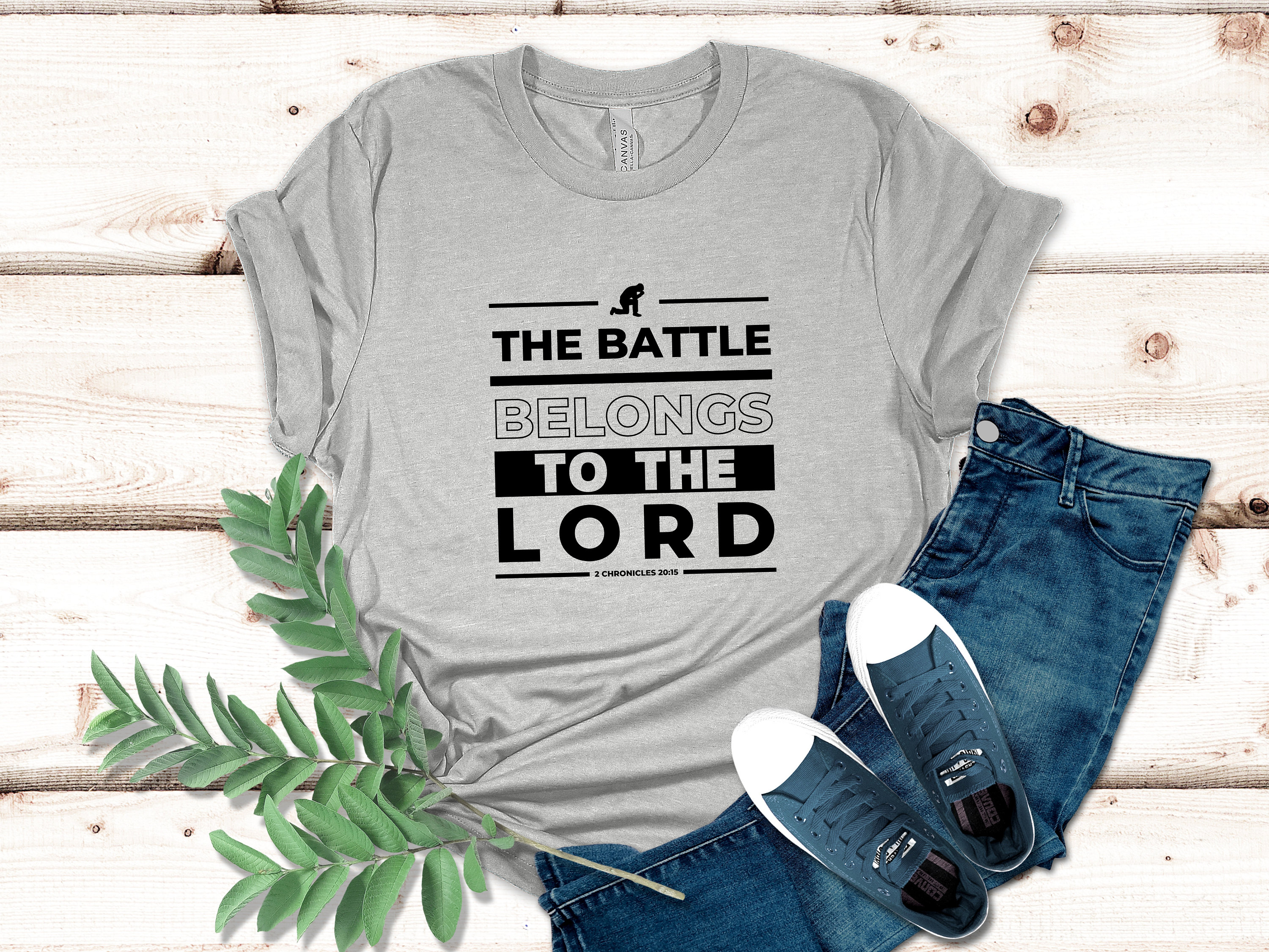 The Battle Belongs to the Lord T-shirt, Christian T-shirt, 2 Chronicles ...