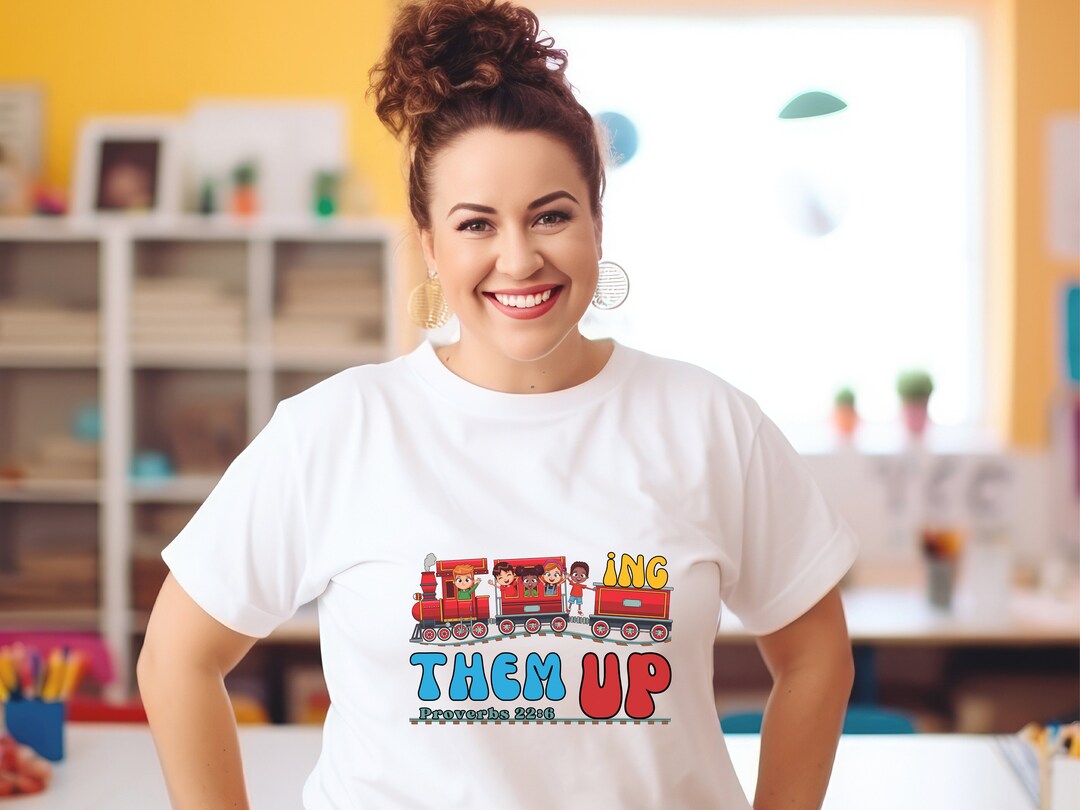 Children's Ministry T-shirt Training Them Up, Christian Shirt Proverbs 22:6, Kid's Ministry ...