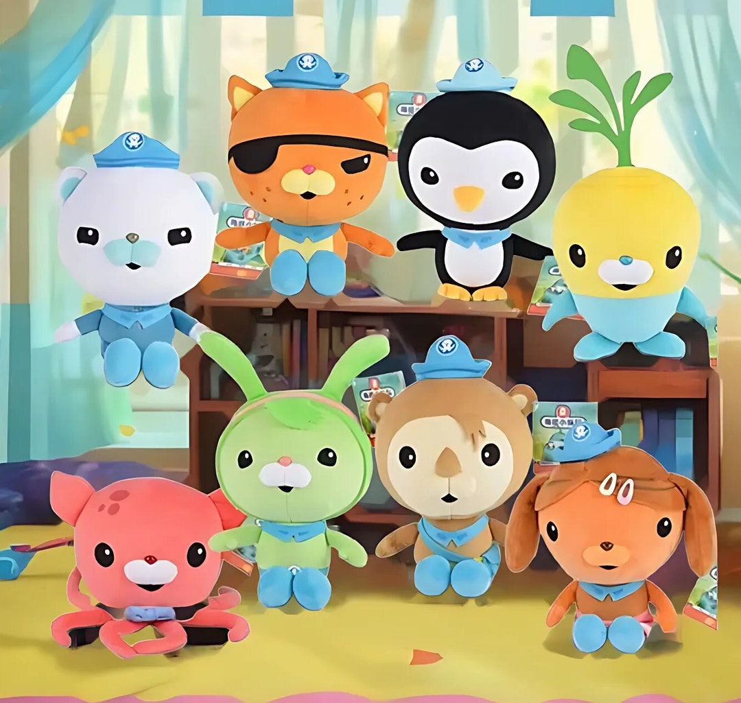 Octonauts Original Anime Figure Plush Toy Key Chain Pendant Dolls Model ...