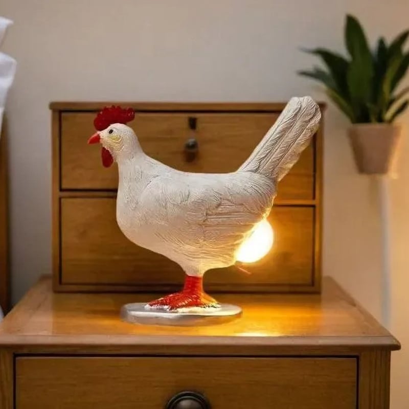Chicken Lamp With Egg Light - Etsy