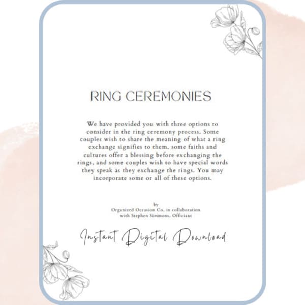 Ring Ceremony Invitations - Etsy