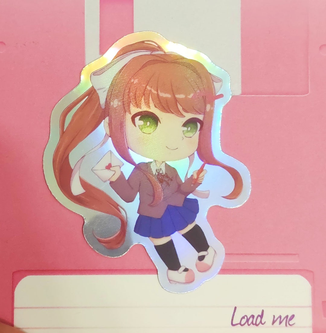 Doki Doki Literature Club Stickers - Monika - Etsy