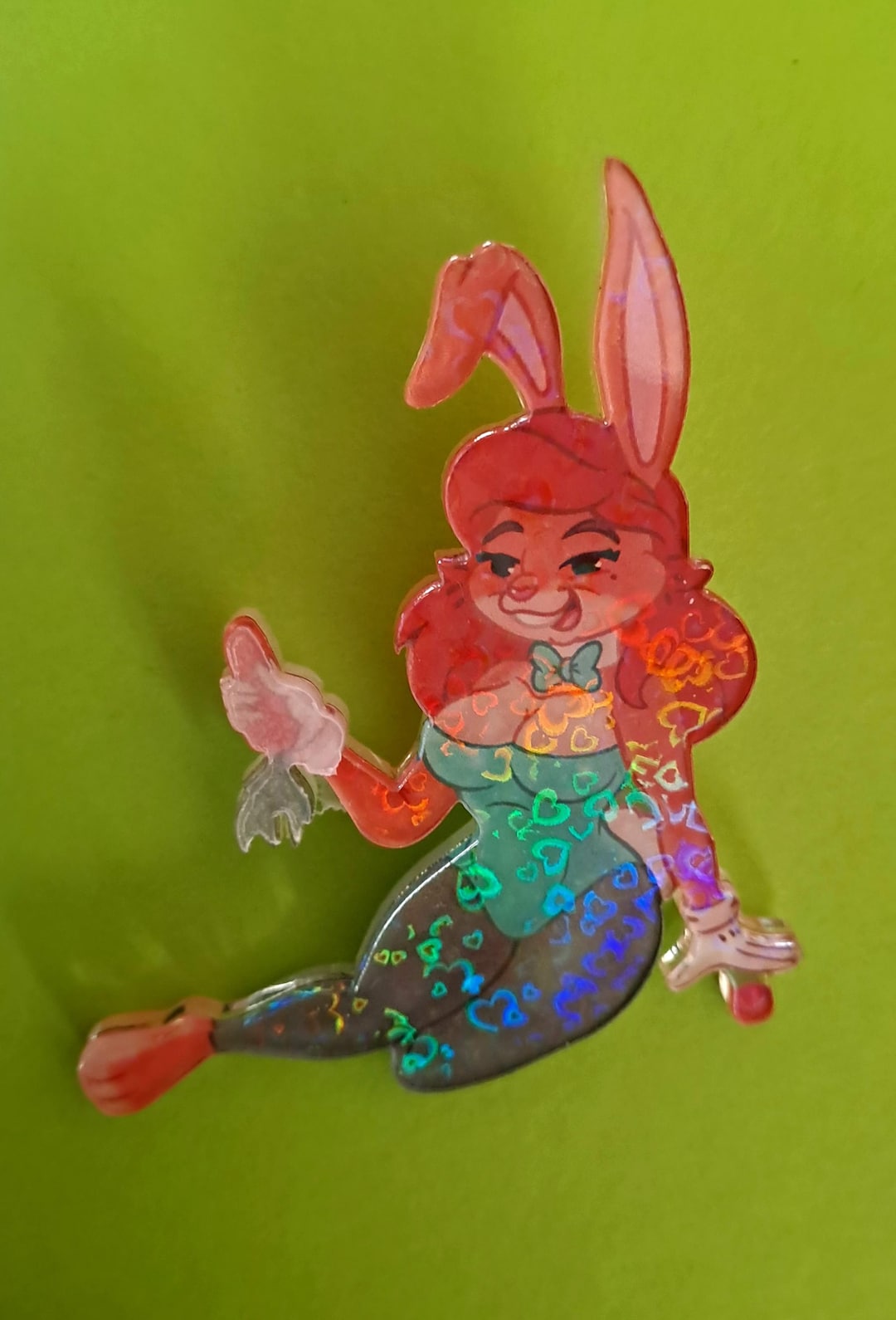 Pin up Easter Bunny Pins - Turquoise Version - Etsy