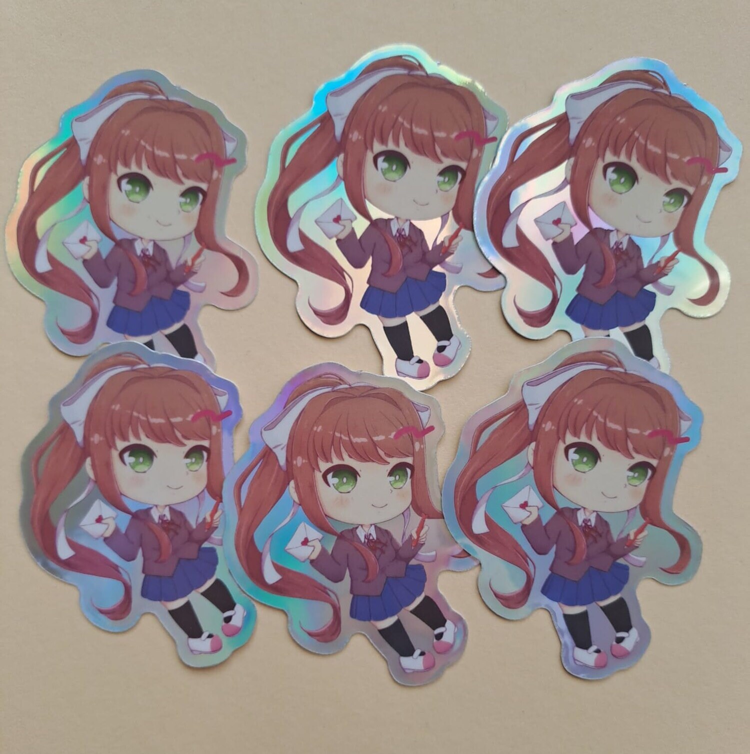 Doki Doki Literature Club Stickers Monika - Etsy