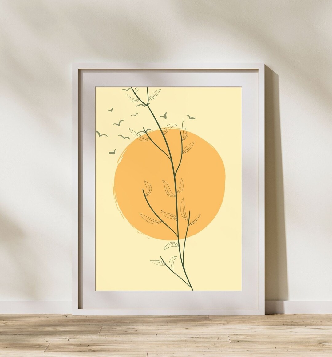 Boho Moon Art Digital Download for Unique Home Decor High-quality Printing Instant PDF Sizes ...