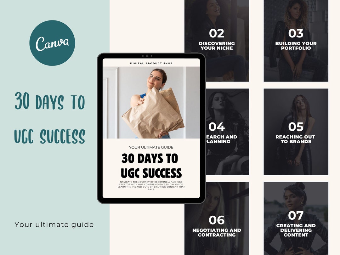30 Days to UGC Success: Comprehensive Guide to Becoming a Paid UGC ...