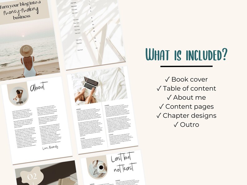 Ebook Template | Editable Business Guide Workbook | Canva Template ...