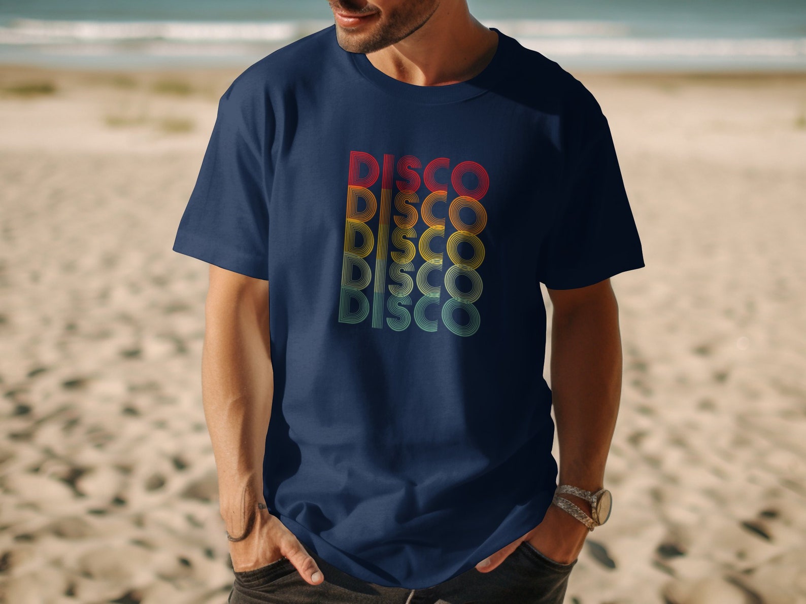 Retro Disco T-shirt, Unisex 70s Throwback Fashion, Unique Birthday Gift ...