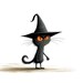 Angry Cat Digital Download, Halloween Craft Art, Witches and Cat Lovers ...