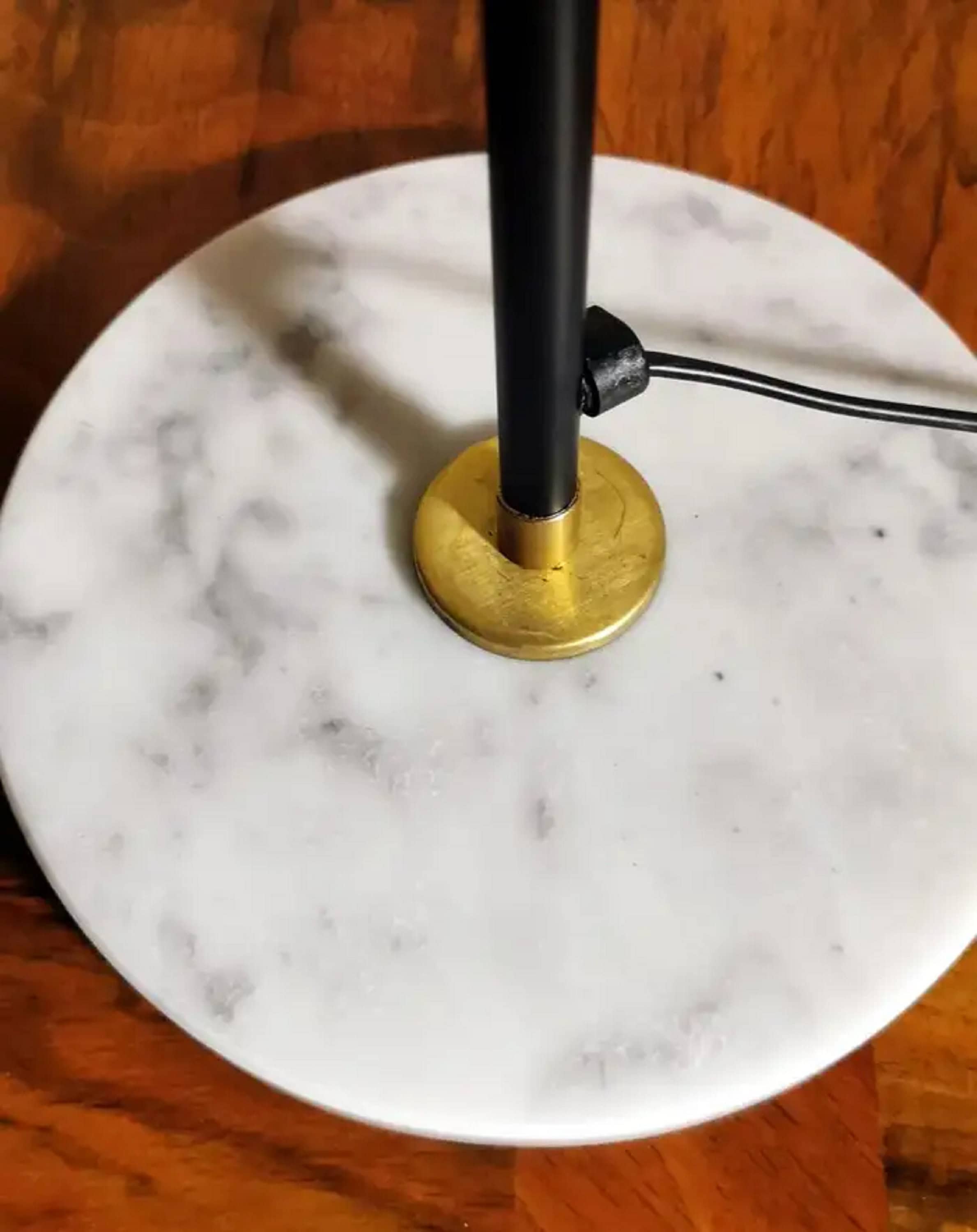 Sputnik Brass Modern Marble Italian Desk or Table Lamp in Matt - Etsy