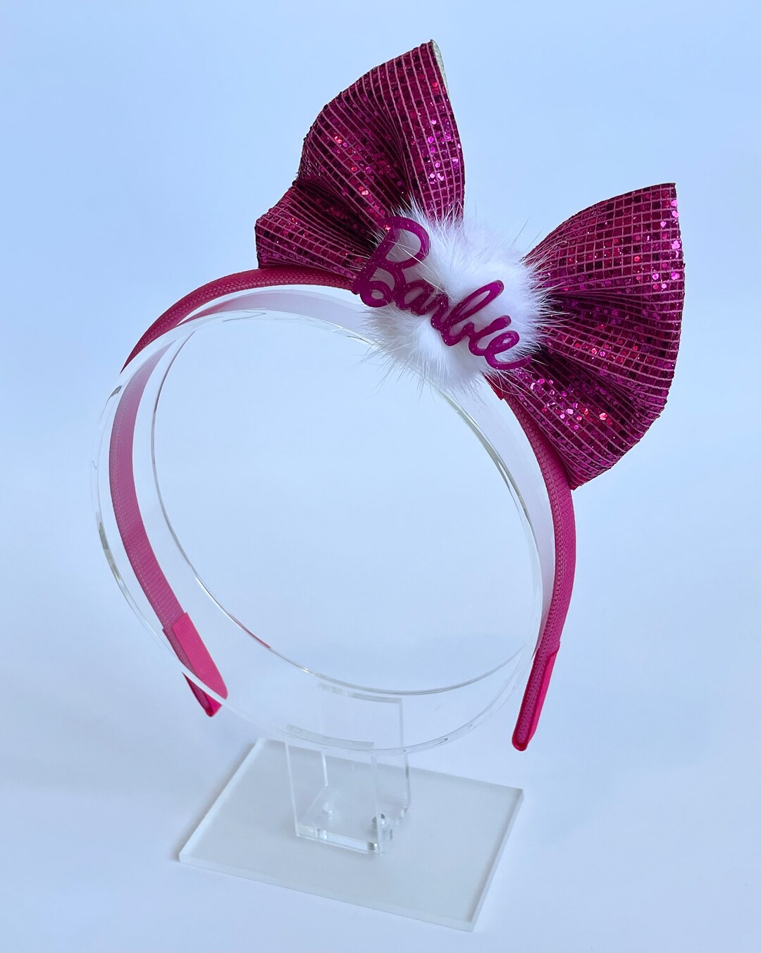 Pink Bow Headband Headband Kids Accessories Children Headband Standing ...