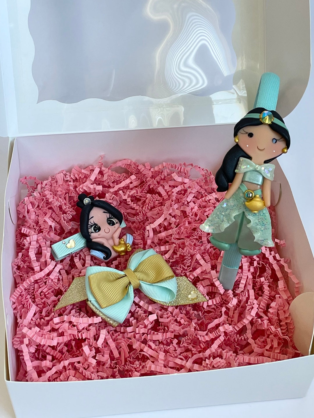 Set Gift Box-disney Princess Jasmine Headband and - Etsy