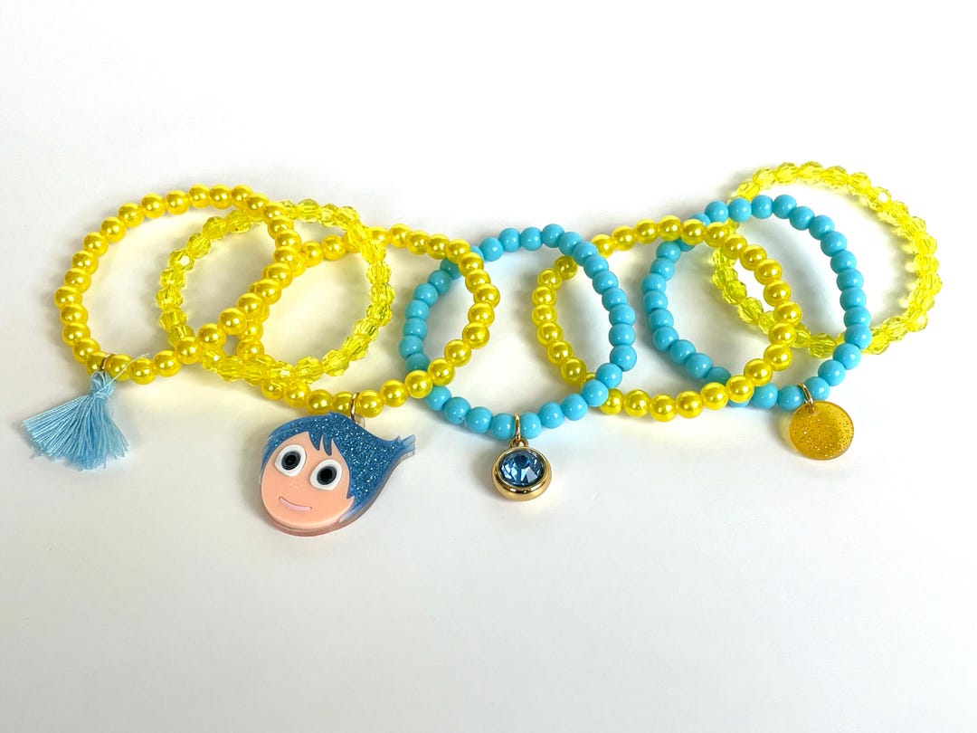 Inside Out Set of 7 Bracelets Handmade Bracelets Inspired by the Inside ...