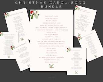21 Christmas Carol Printables, Christmas Carols Lyrics - 21 Printables ...