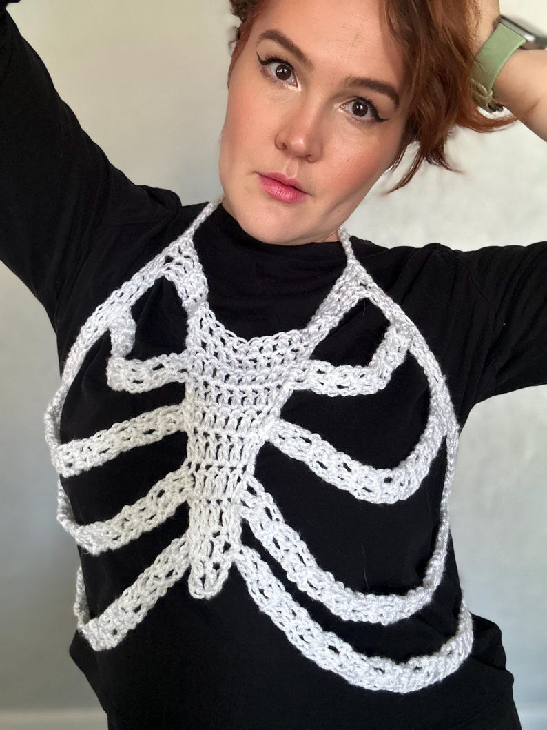 Top/vest SKELETON - Etsy