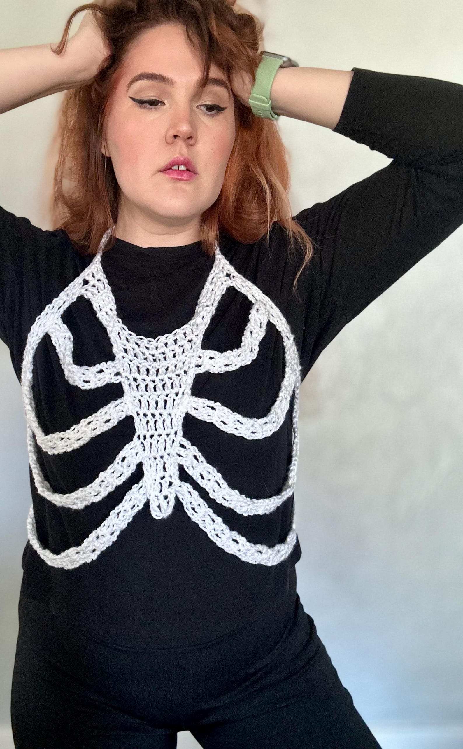 Top/vest SKELETON - Etsy