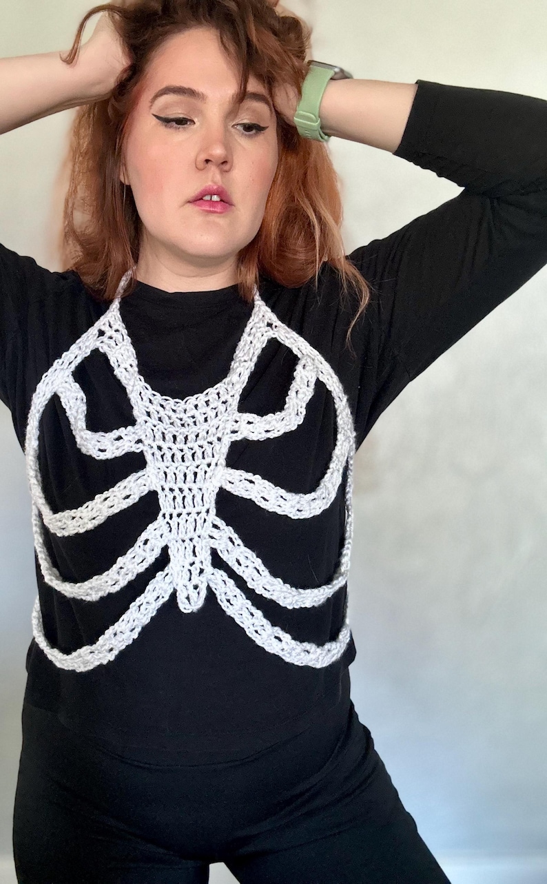 Top/vest SKELETON - Etsy