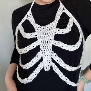 Top/vest SKELETON - Etsy