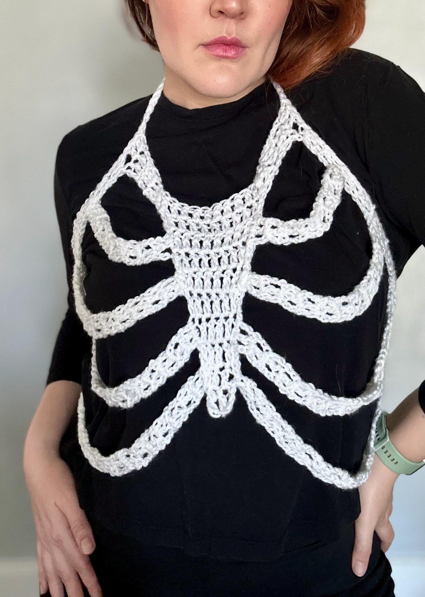 Top/vest SKELETON - Etsy