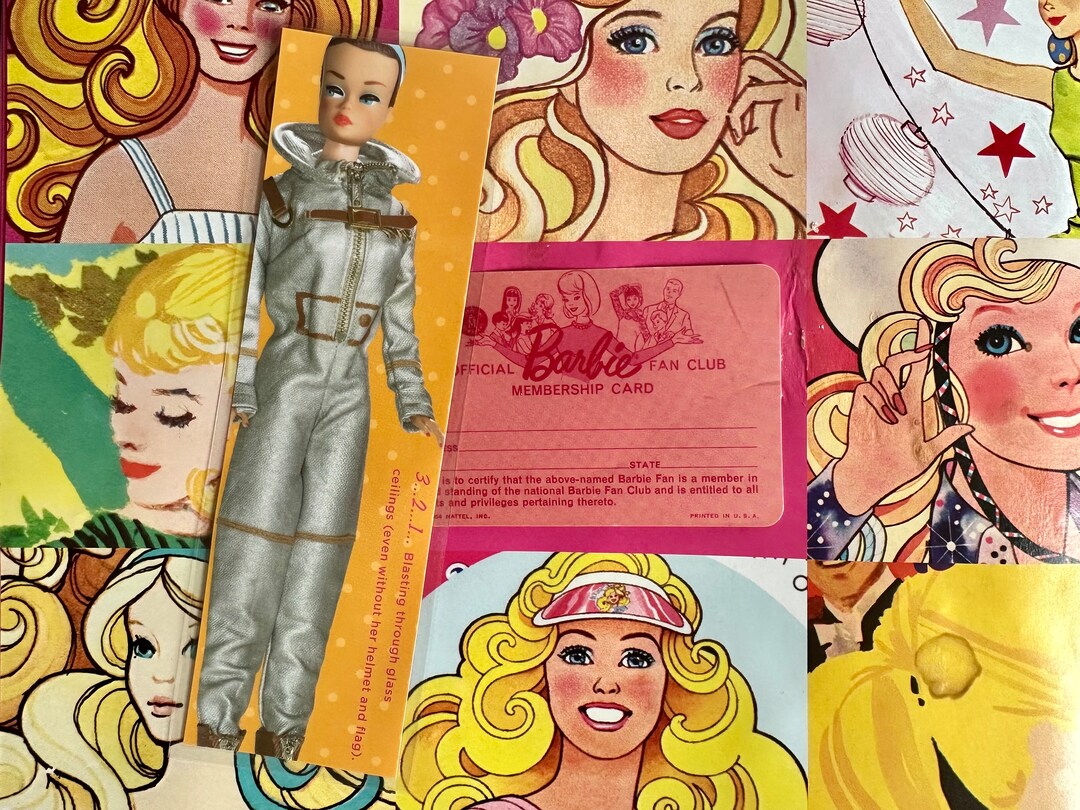 Astronaut Barbie Bookmark Barbie Move Upcycled Barbie - Etsy