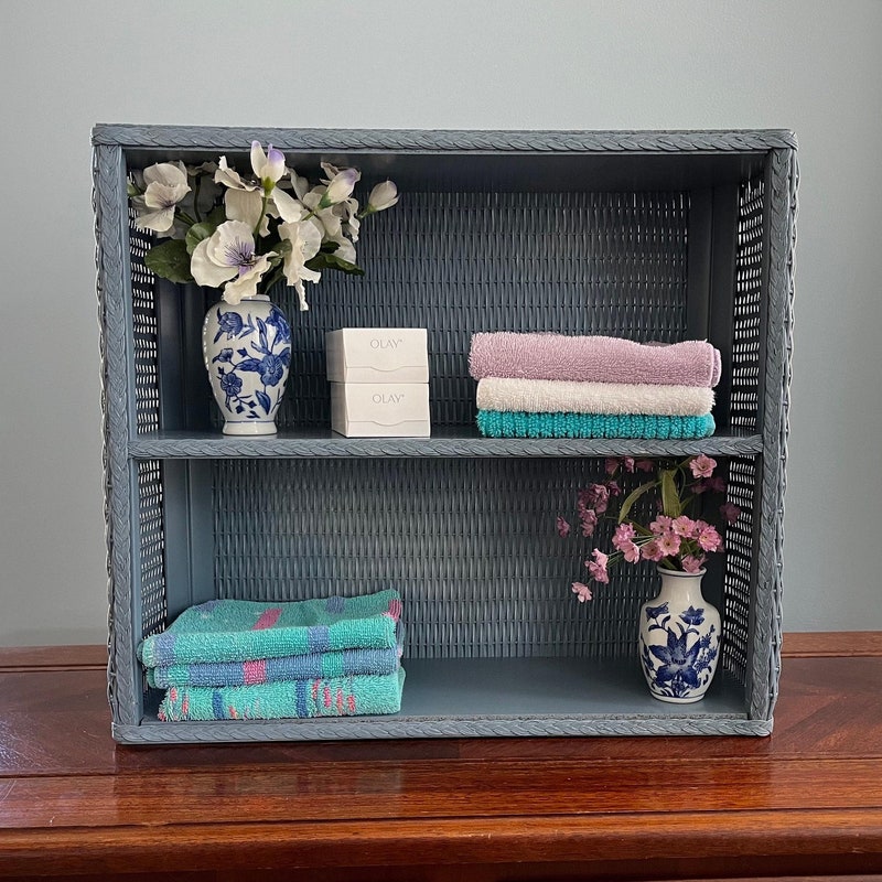 Wicker Shelf - Etsy