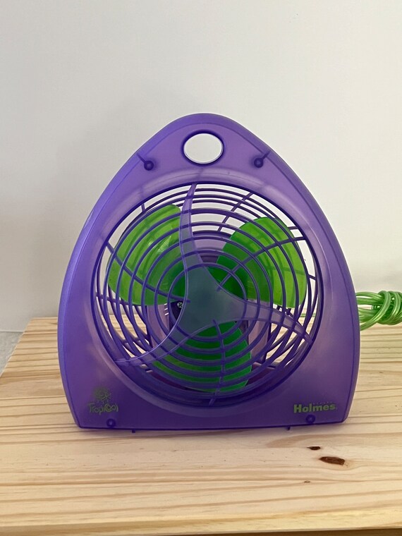 Purple desk fan store