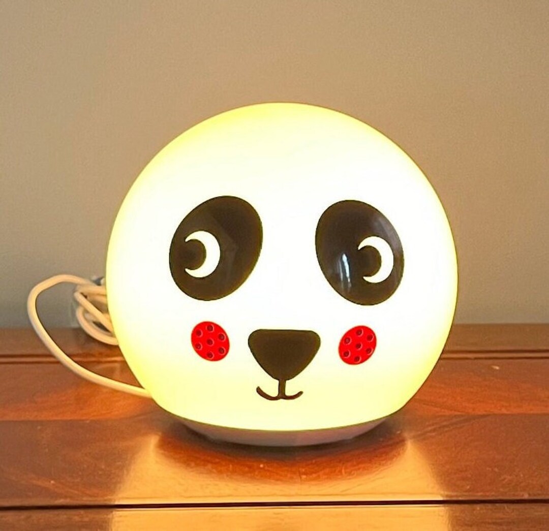 Vintage IKEA Angarna Awake/sleeping Panda Bear Nursery Night Light - Etsy