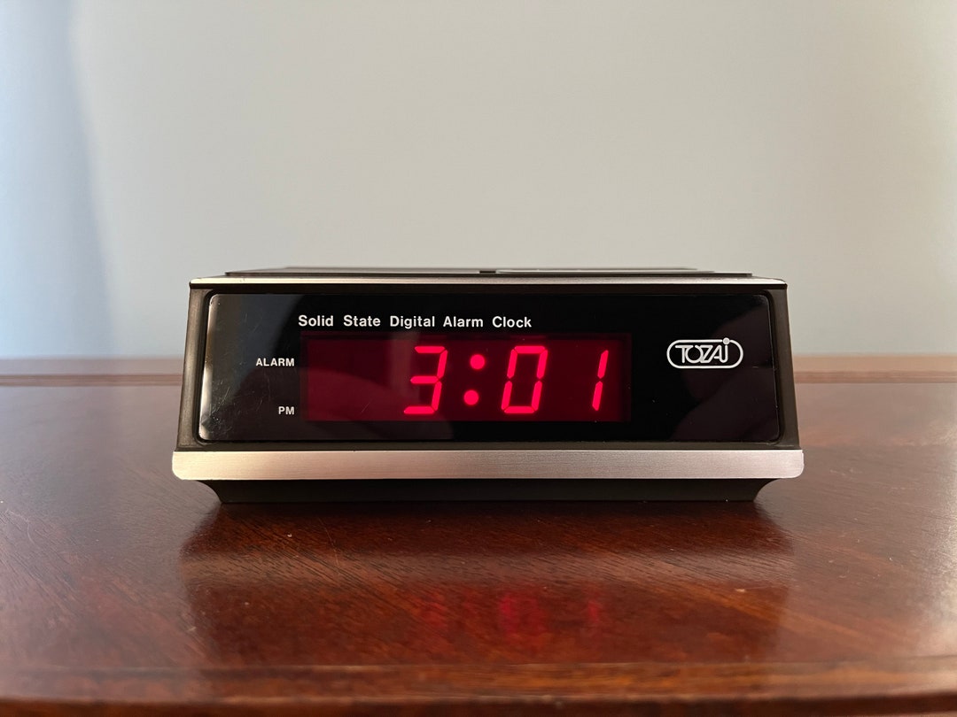 Vintage 80's Tozaj Alarm Clock - Etsy