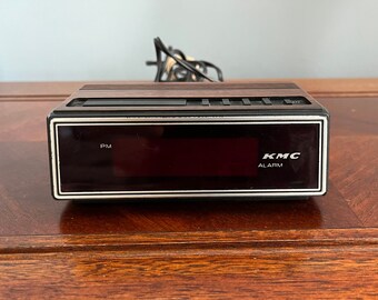 Vintage 80's Panasonic Digital Woodgrain AM/FM Radio/alarm Clock - Etsy