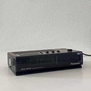 Vintage 80's Digital Panasonic Alarm Clock/radio - Etsy