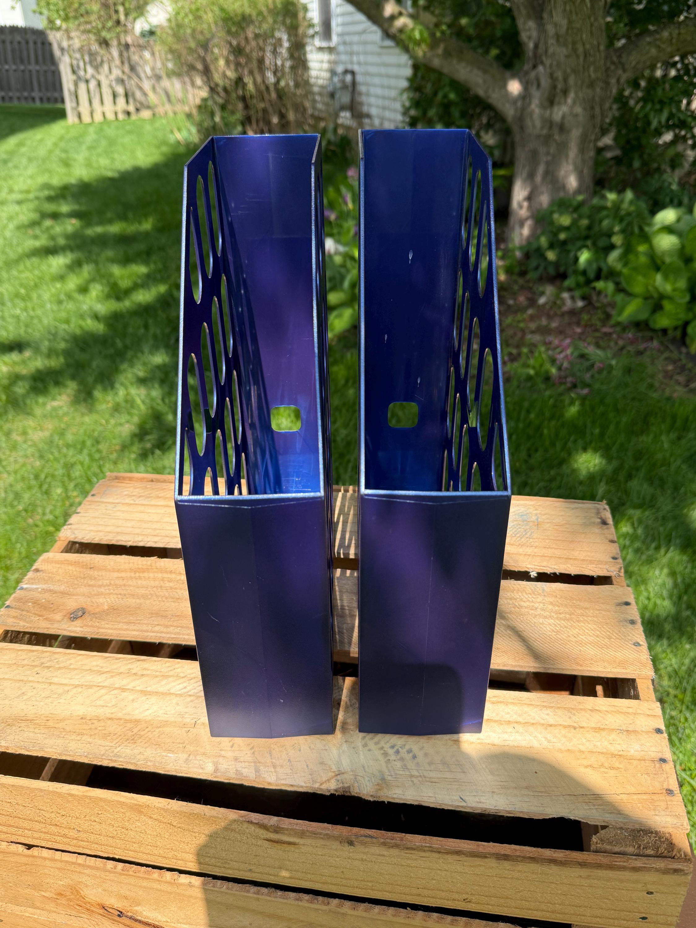 Vintage Blue Eldon File Organizers, Office Storage - Etsy