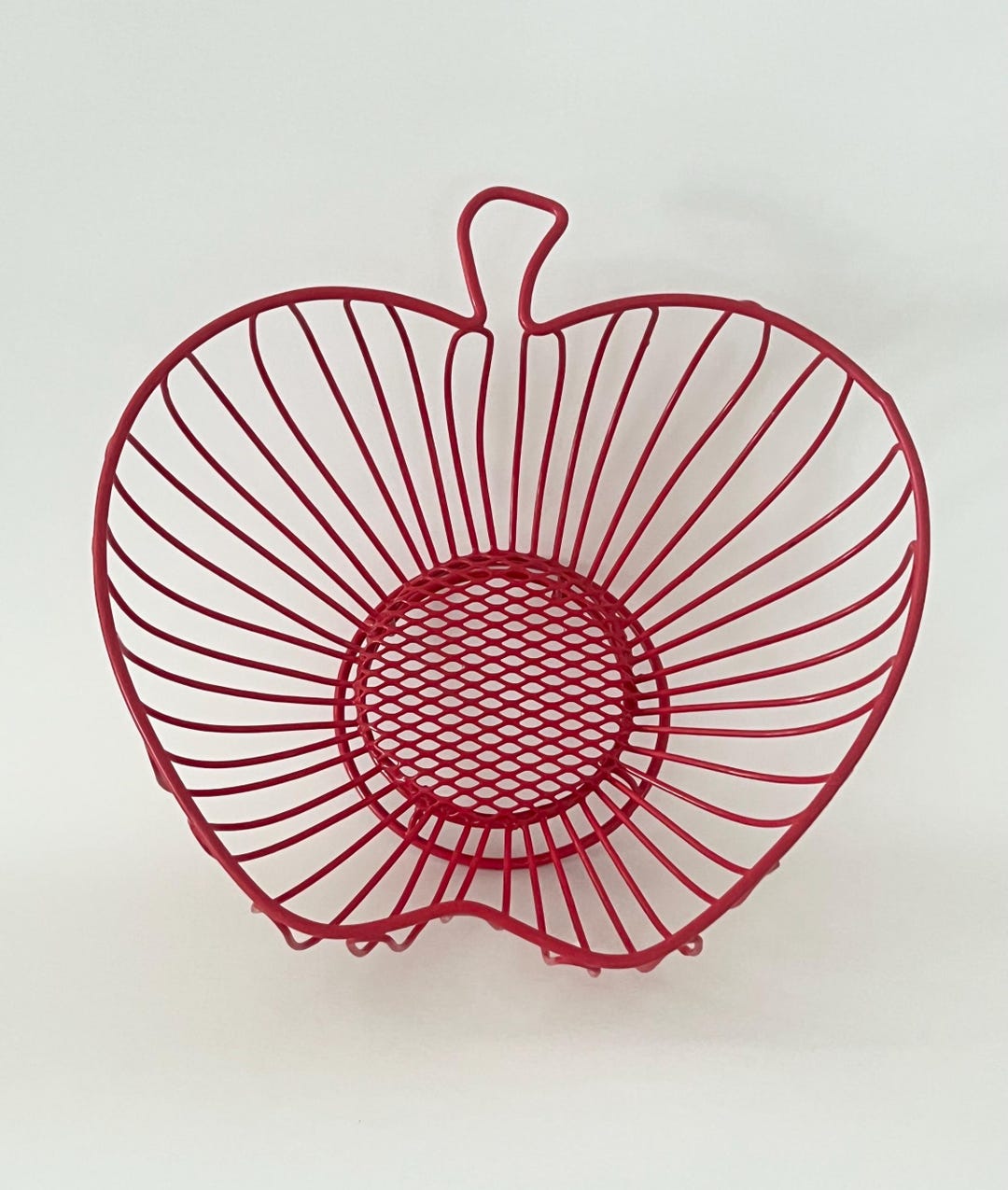 Vintage Apple Wire Basket, Country Kitchen Decor - Etsy