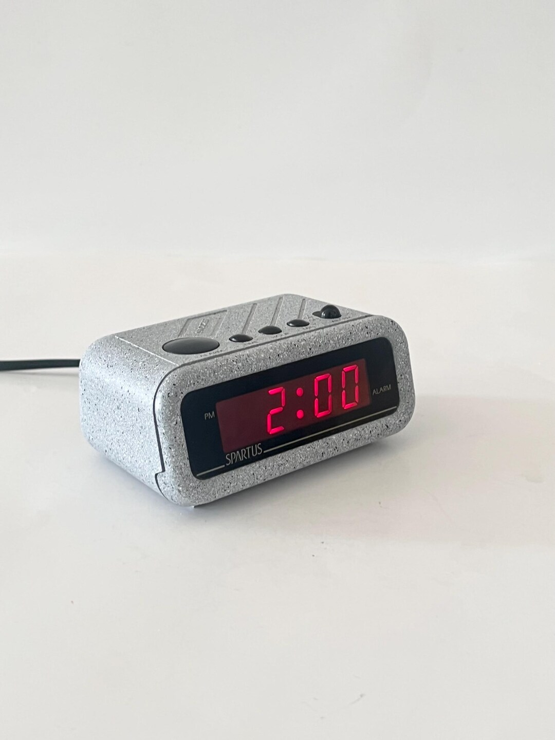 Vintage 80's Spartus Alarm Clock - Etsy
