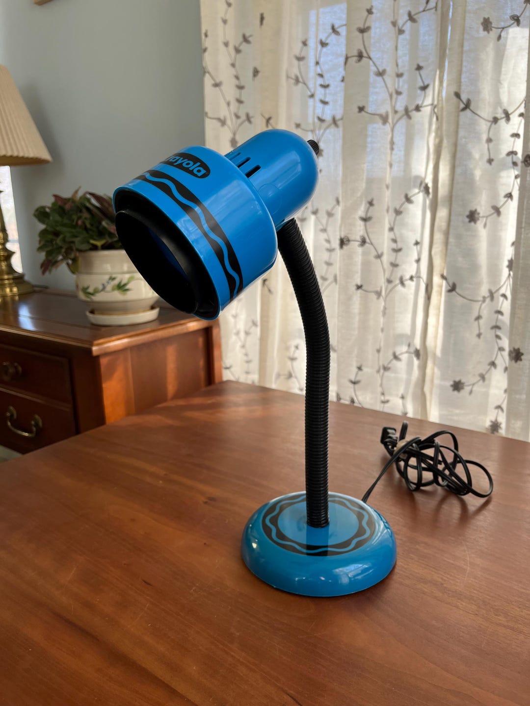Vintage 80's Blue Spartus Crayola Gooseneck Desk Lamp - Etsy