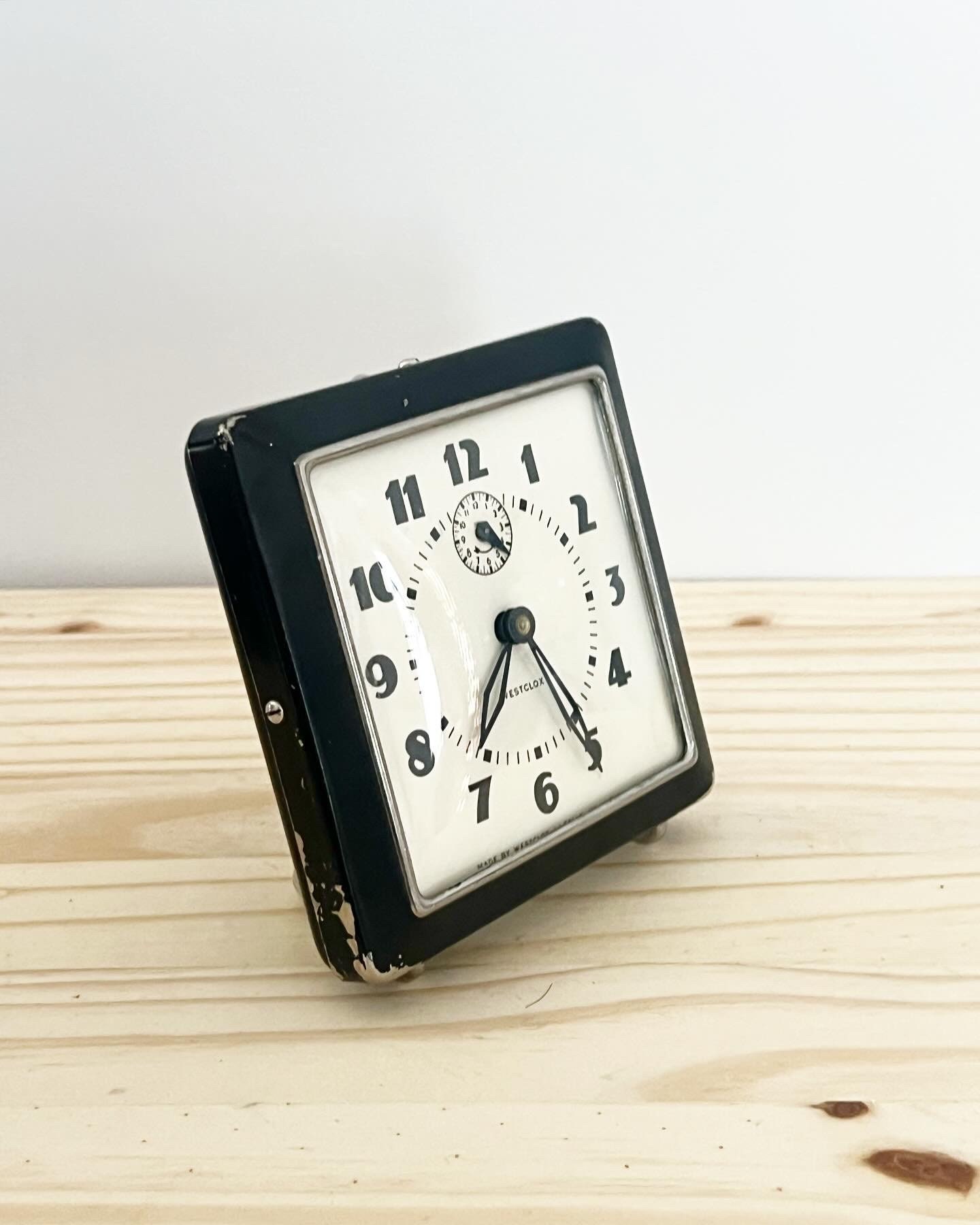 Vintage Art Deco Westclox Alarm Clock for Desk or Table - Etsy
