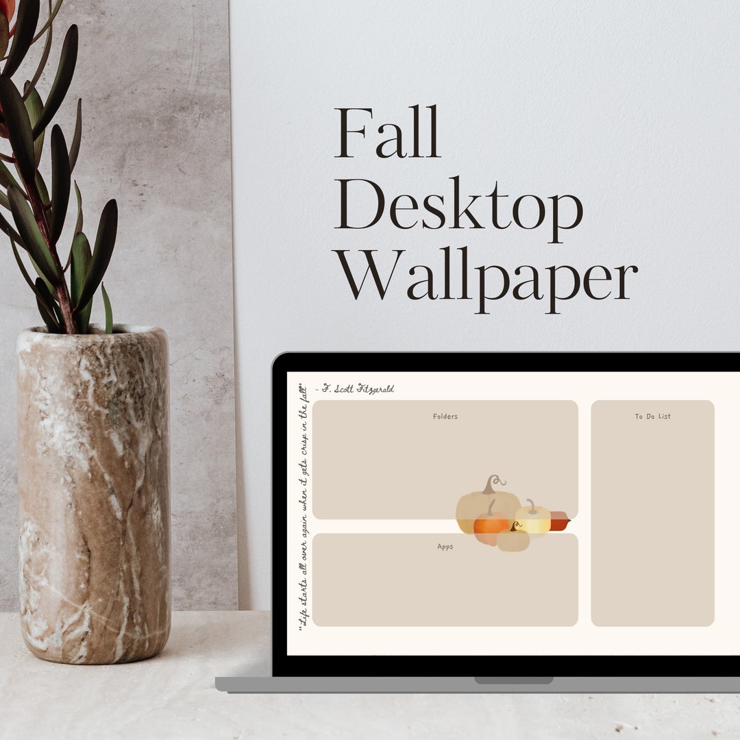 Fall Desktop Wallpaper Fall Aesthetic Desktop Wallpaper Organizer ...