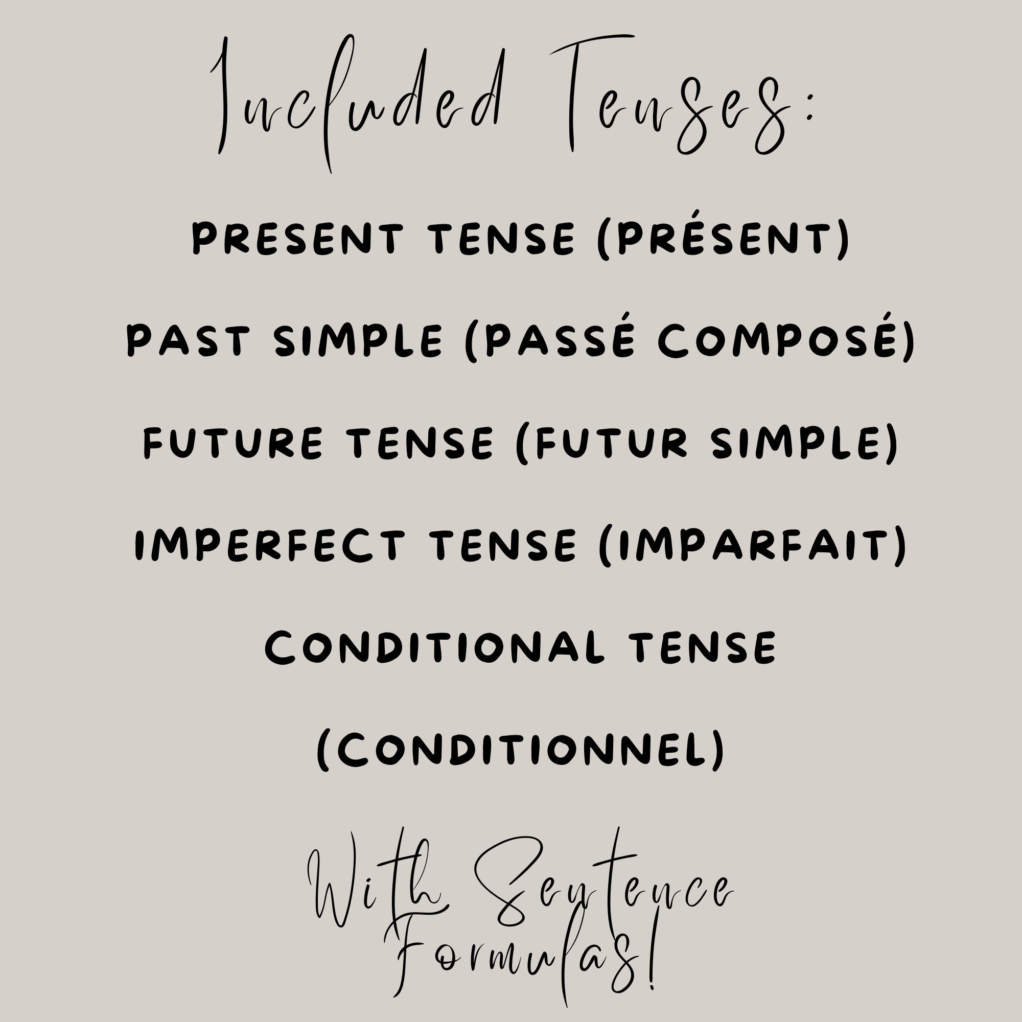 French Cheat Sheet | Printable Cheat Sheet | Goodnotes | French Verb ...