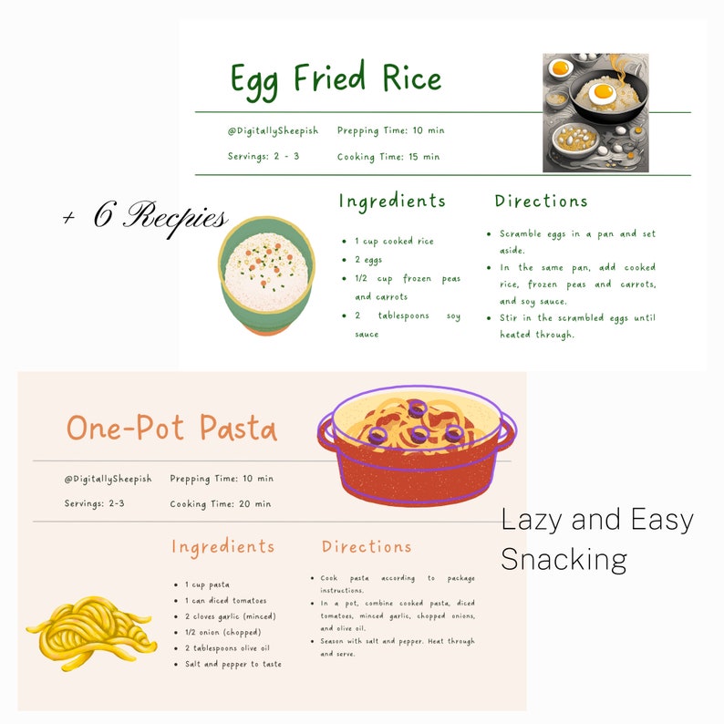 Recipe Cards: Easy Study-night Snacks for College Students | Instant ...