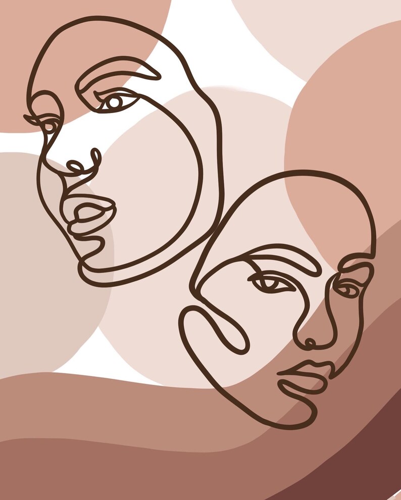 Line Wall Art Triptyc - Etsy