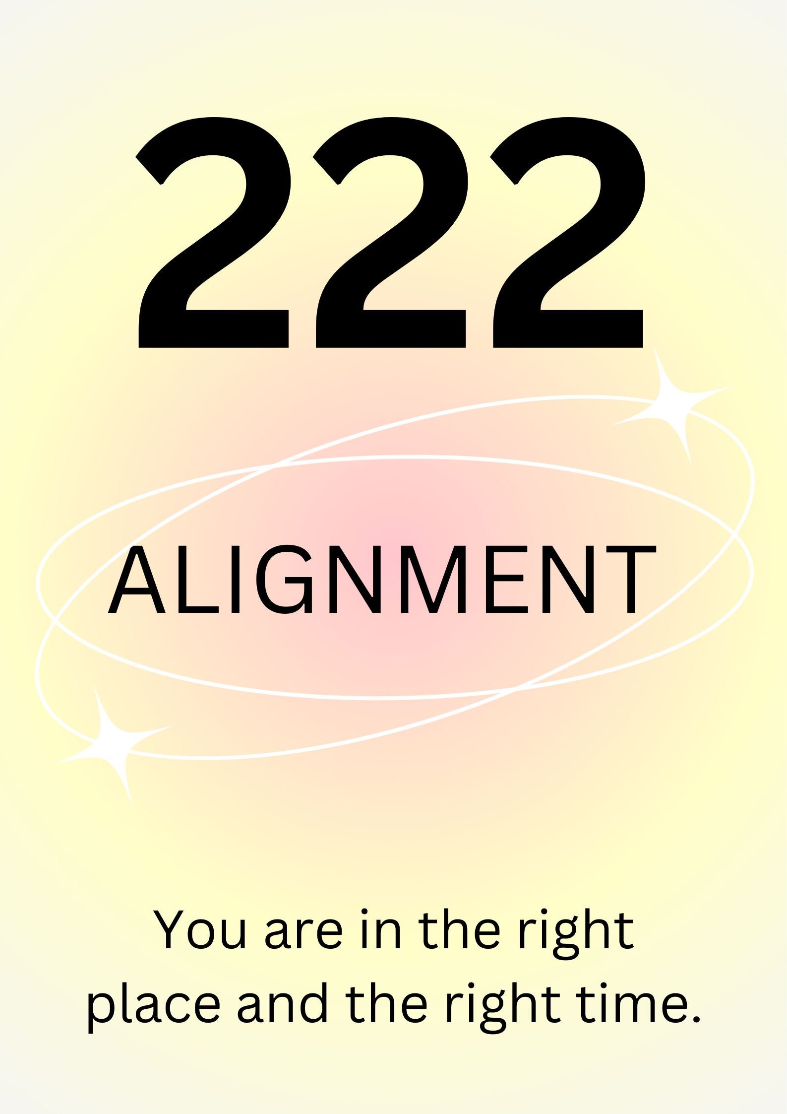 222 Angel Numbers Digital Print Numerology Wall Art Mystic - Etsy